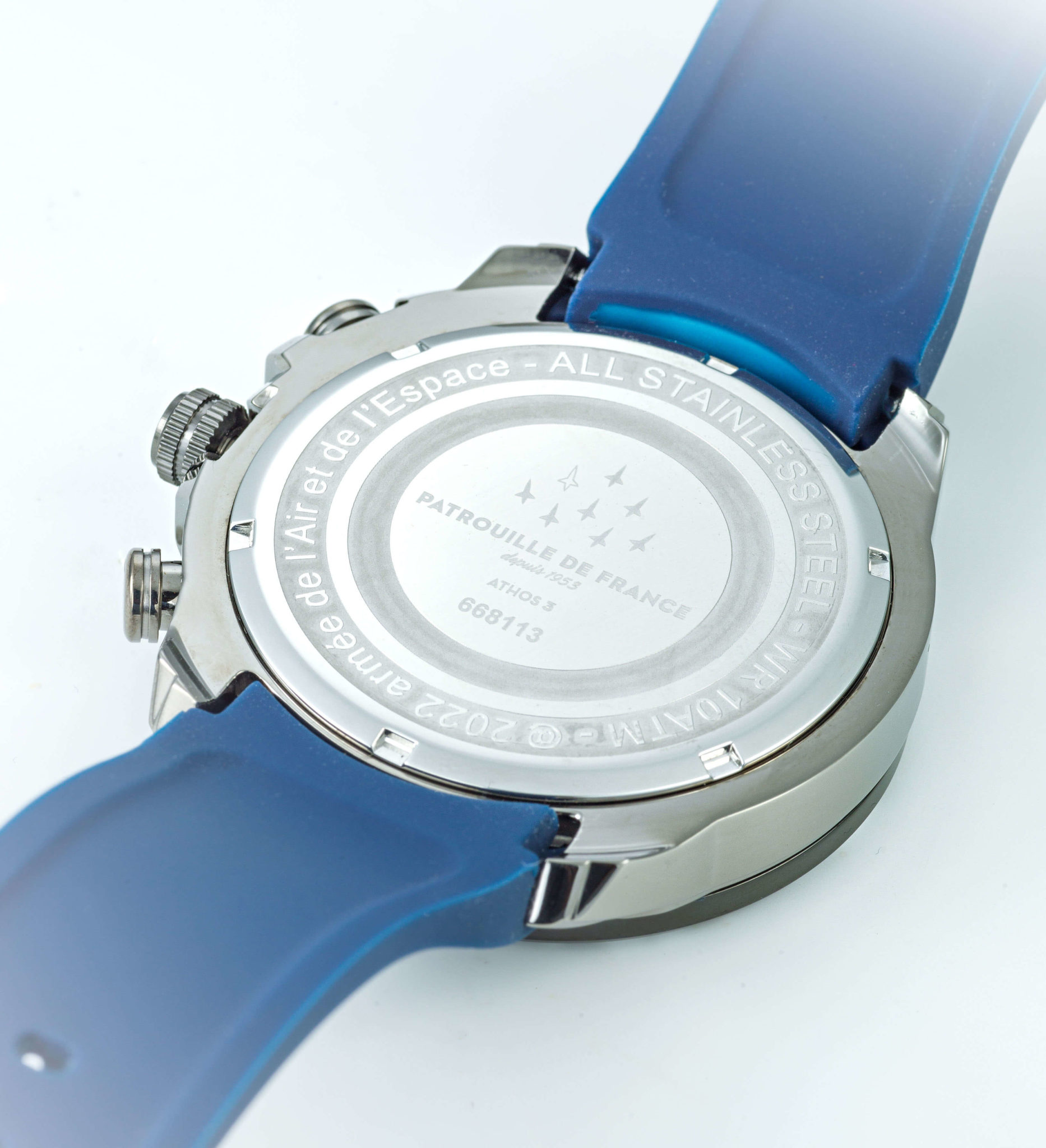 Montre Double Fuseau Cadran Bleu Bracelet Bleu A3-100IG-668113 ...